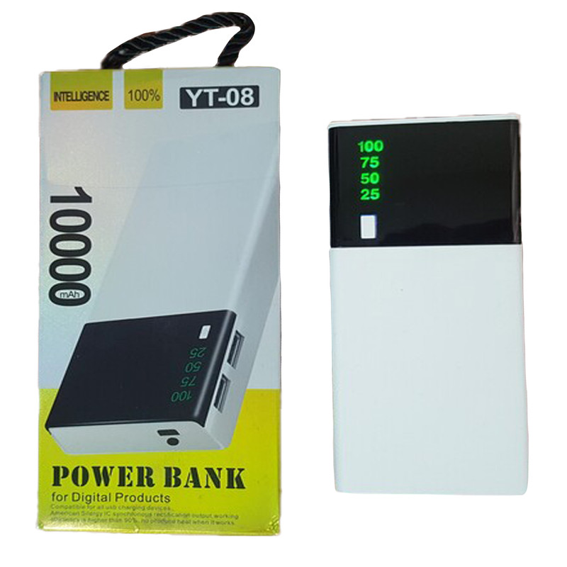 قیمت و خرید پاور بانک اینتیلجنس مدل yt-12 ظرفیت 1000 میلی آمپر ساعت