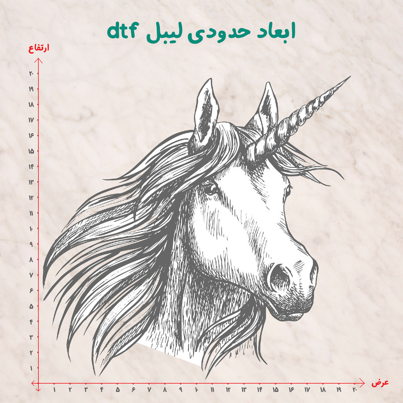 قیمت و خرید استیکر پارچه و لباس مدل dtf طرح یونیکورن کد H20.303 مجموعه 6 عددی