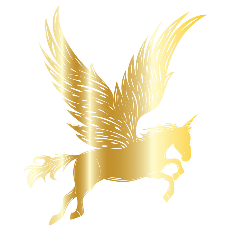 قیمت و خرید استیکر پارچه و لباس مدل dtf طرح یونیکورن کد H20.1121 مجموعه 3 عددی