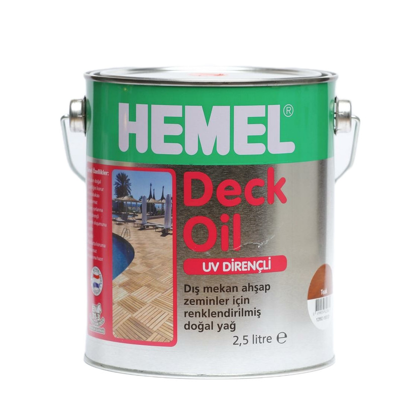 قیمت و خرید رنگ و روغن چوب همل مدل deck tanatone brown حجم 2.5 لیتر