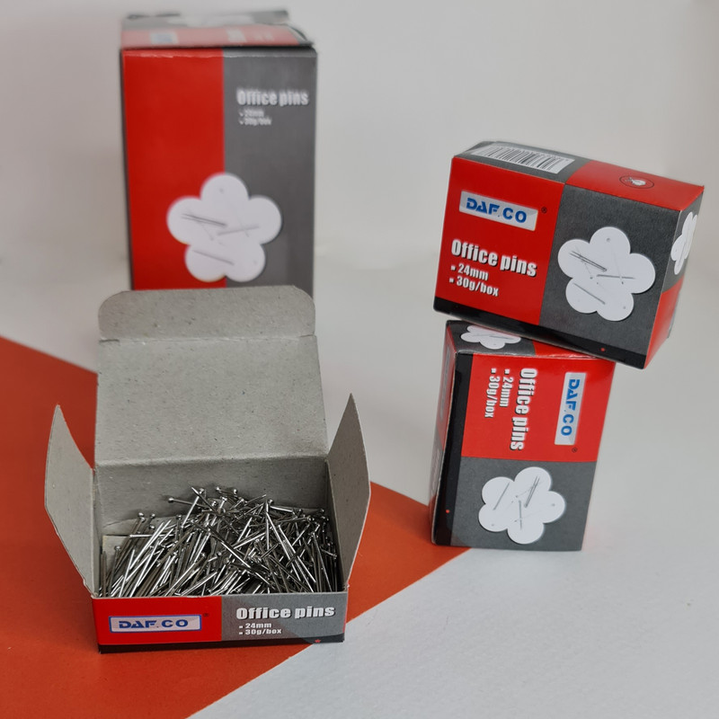 قیمت و خرید سوزن ته گرد داف کو مدل Office Pins وزن 30 گرم