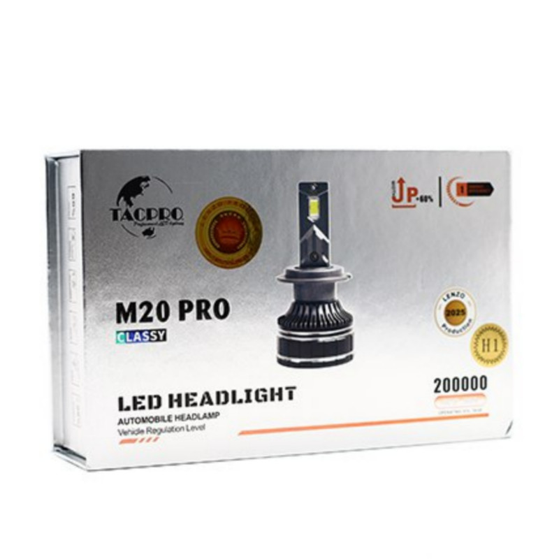 قیمت و خرید هدلایت لامپ خودرو تک پرو مدل M20 pro پایه H4 بسته دو عددی