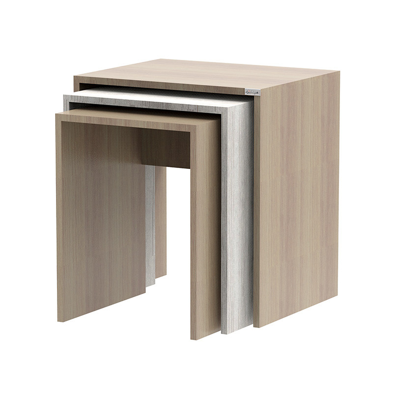 قیمت و خرید میز عسلی هیراد مدل A1-MDF مجموعه 3 عددی