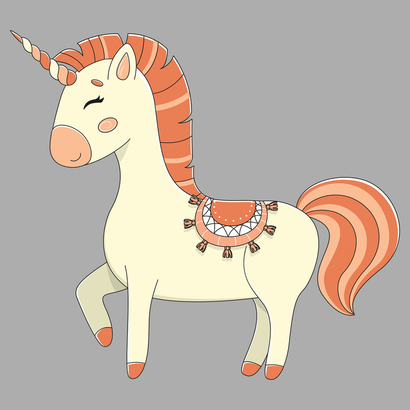 قیمت و خرید استیکر پارچه و لباس مدل dtf طرح یونیکورن کد H20.865 مجموعه 3 عددی