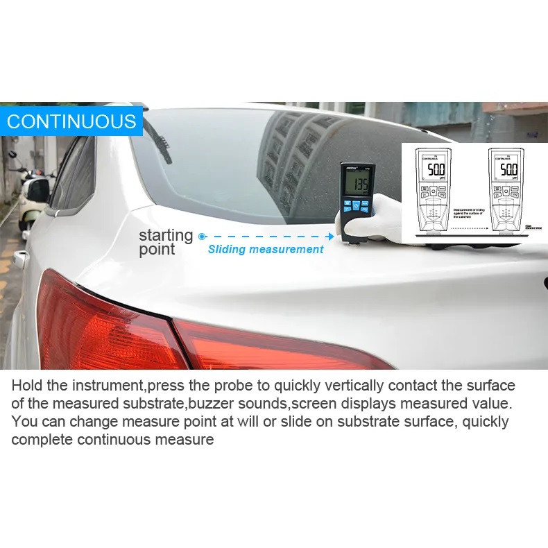 قیمت و خرید ضخامت سنج رنگ دیجیتال مستک مدل CT02