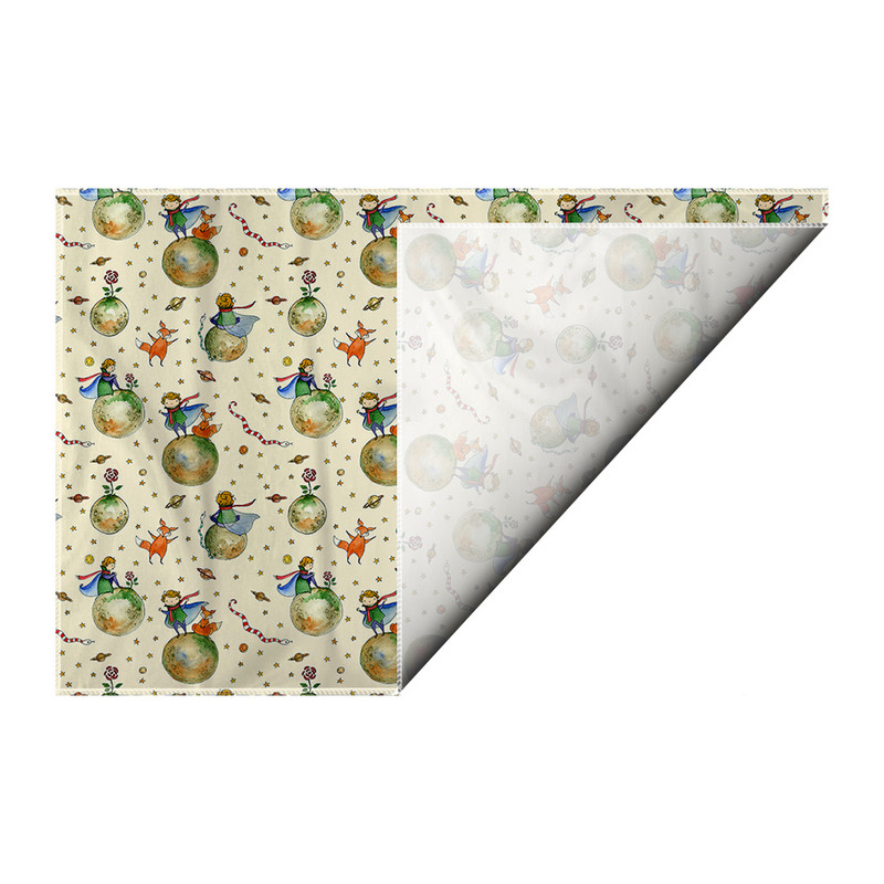 قیمت و خرید کاغذ کادو ترمه طراحان ایده مدل شازده کوچولو کد trm508