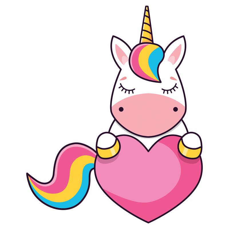 قیمت و خرید استیکر پارچه و لباس مدل dtf طرح یونیکورن کد H20.269 مجموعه 3 عددی