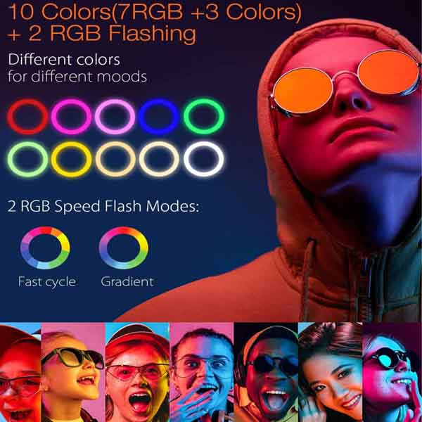 قیمت و خرید رینگ لایت مدل LJJ-30 RGB