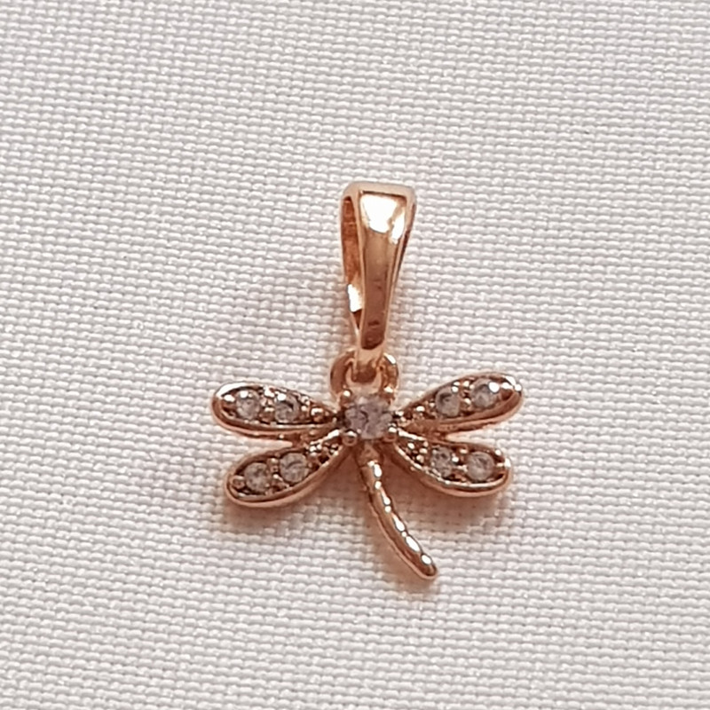 قیمت و خرید گردنبند زنانه ژوپینگ مدل سنجاقک نگین دار 13211