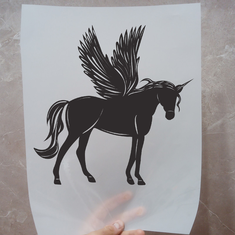 قیمت و خرید استیکر پارچه و لباس مدل dtf طرح یونیکورن کد H20.1154 مجموعه 3 عددی