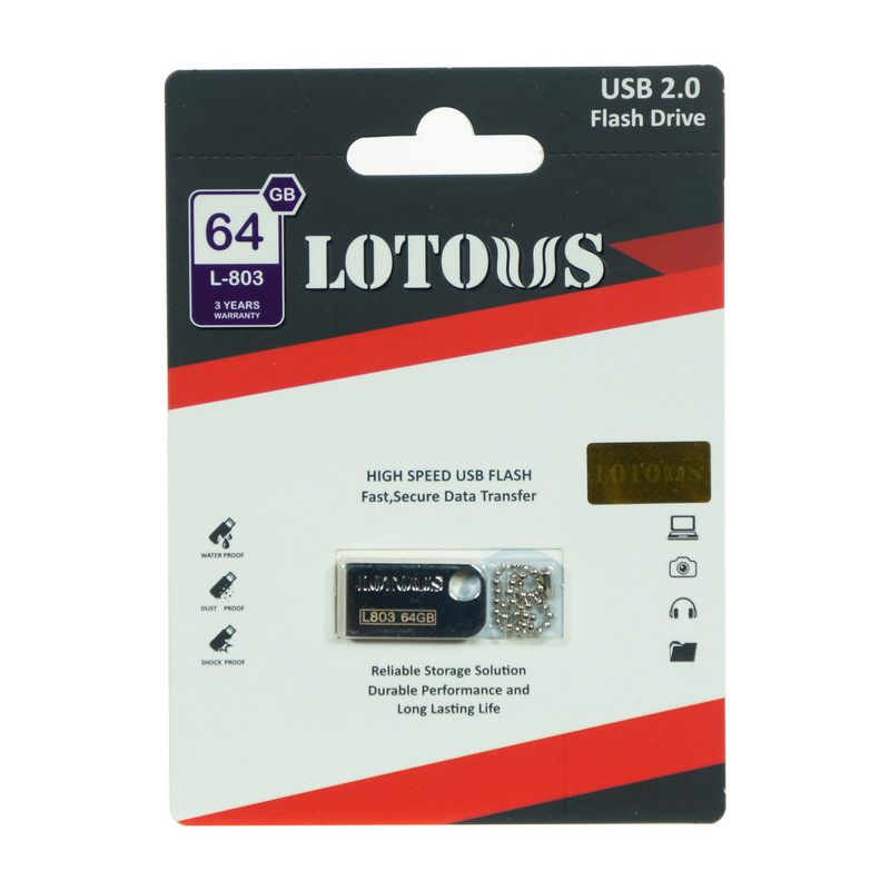 قیمت و خرید فلش مموری لوتوس مدل L803 ظرفیت 64 گیگابایت