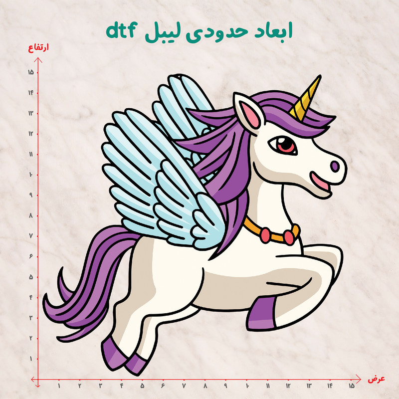 قیمت و خرید استیکر پارچه و لباس مدل dtf طرح یونیکورن کد H15.799 مجموعه 4 عددی