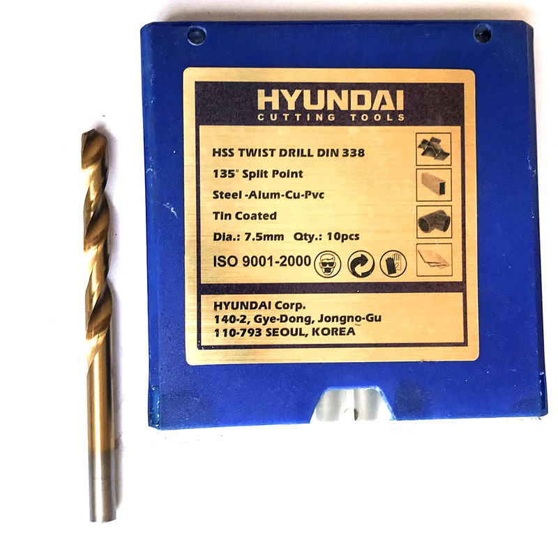 قیمت و خرید مته فلز هیوندای مدل HSS8.5mm سایز 8.5 میلیمتر