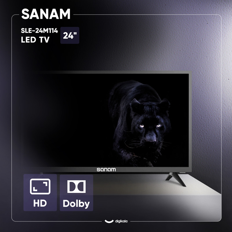 قیمت و خرید تلویزیون ال ای دی صنام مدل SLE-24M114 سایز 24 اینچ