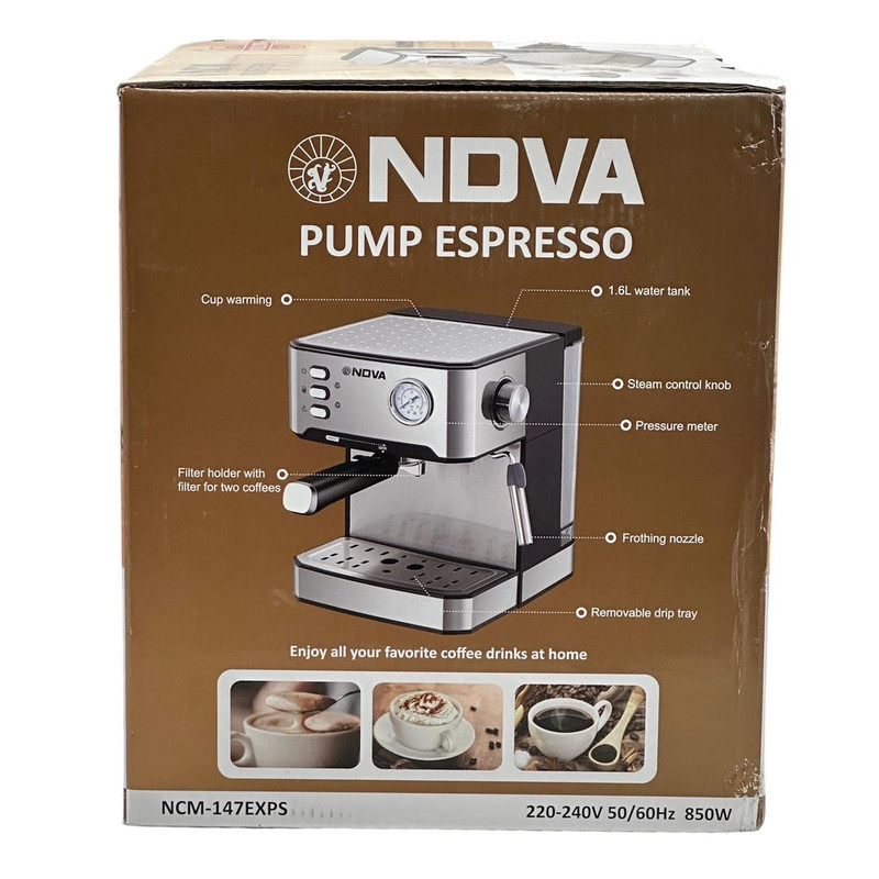 قیمت و خرید اسپرسو ساز ندوا مدل NCM-147EXPS