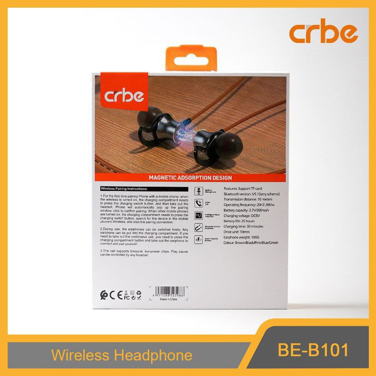 قیمت و خرید هندزفری بلوتوثی کربی مدل BE-B102