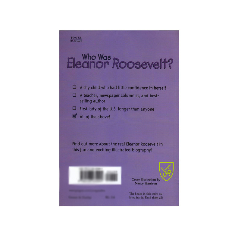 قیمت و خرید کتاب Who Was Eleanor Roosevelt اثر Gare Thompson انتشارات جنگل