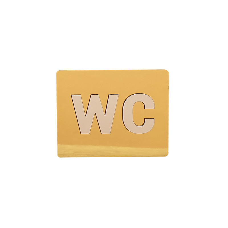 قیمت و خرید تابلو راهنما طرح مستطیل مدل Wc