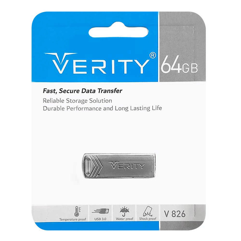 قیمت و خرید فلش مموری وریتی مدل V826 USB 3.0 ظرفیت 64 گیگابایت