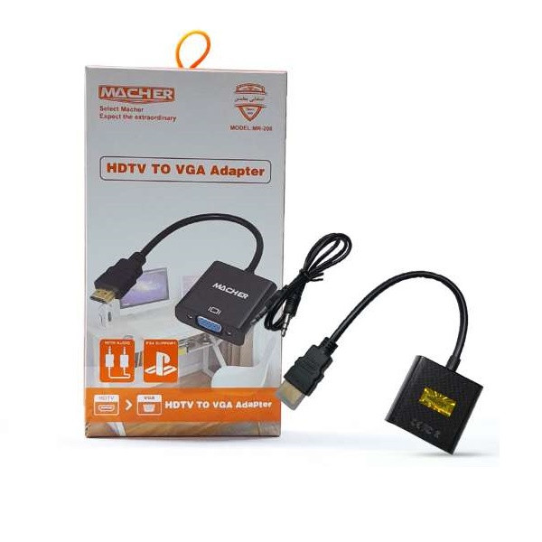 قیمت و خرید تبدیل HDMI به VGA مچر مدل MR-206