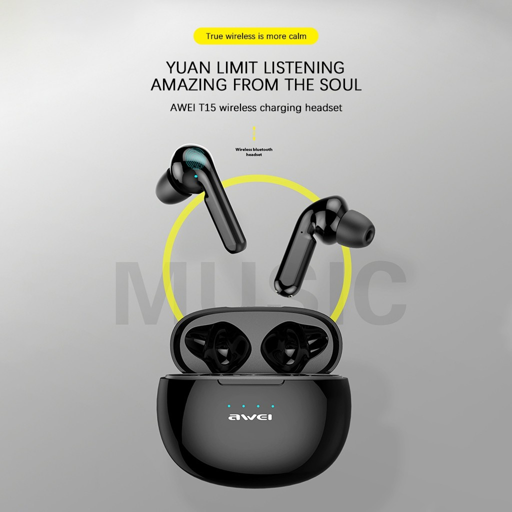 هدفون مخصوص بازی بلوتوثی اوی مدل SAE T15 tws Waterproof - فروشگاه پاوریکا