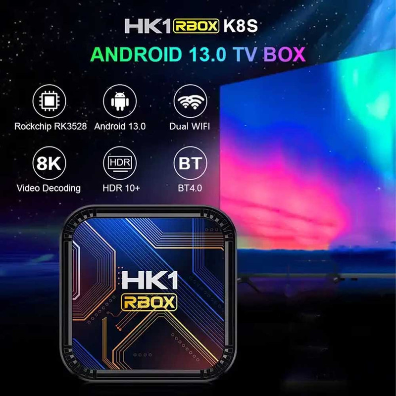قیمت و خرید اندروید باکس اچ‌کی1 مدل HK1 K8S 4/32