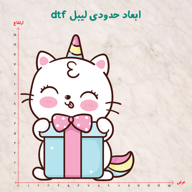 قیمت و خرید استیکر پارچه و لباس مدل dtf طرح یونیکورن کد H15.945 مجموعه 4 عددی