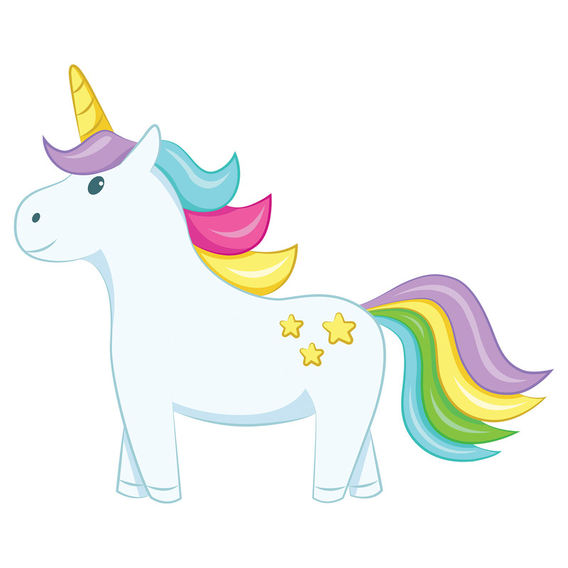 قیمت و خرید استیکر پارچه و لباس مدل dtf طرح یونیکورن کد H15.859 مجموعه 4 عددی