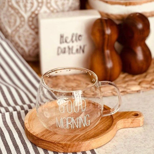 قیمت و خرید لیوان مدل good morning gold