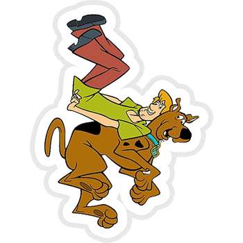 قیمت و خرید استیکر لپ تاپ طرح scooby and shaggy Sticker کد ST1613