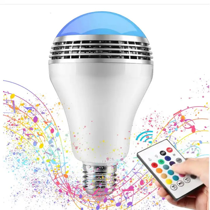 قیمت و خرید لامپ هوشمند 8 وات و اسپیکر بلوتوثی مدل SMART APP LED BULB ...