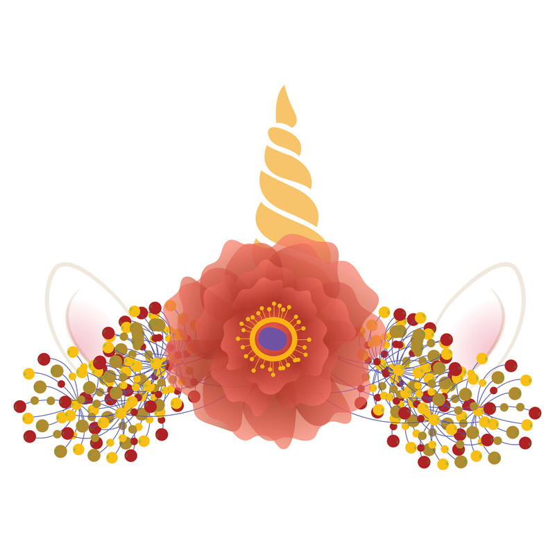 قیمت و خرید استیکر پارچه و لباس مدل dtf طرح یونیکورن کد H20.102 مجموعه 3 عددی