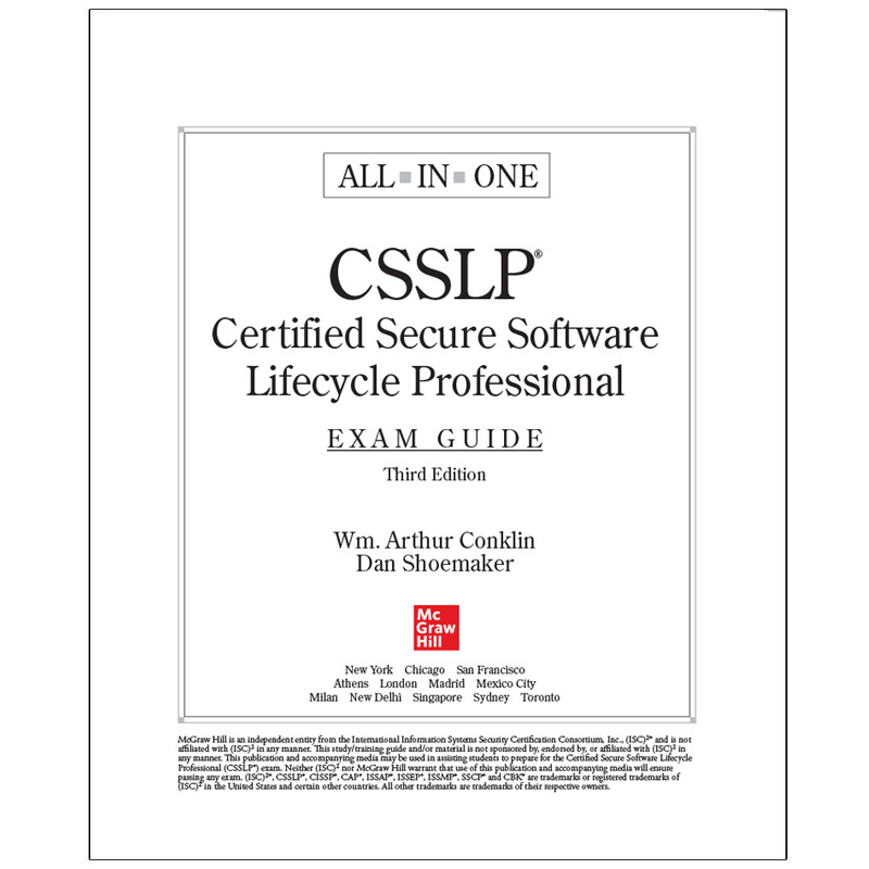 قیمت و خرید کتاب CSSLP Certified Secure Software Lifecycle Professional ...