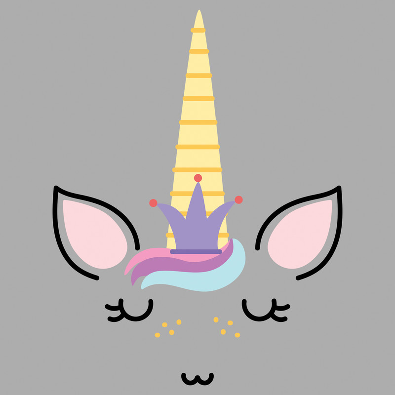 قیمت و خرید استیکر پارچه و لباس مدل dtf طرح یونیکورن کد H20.47 مجموعه 3 عددی