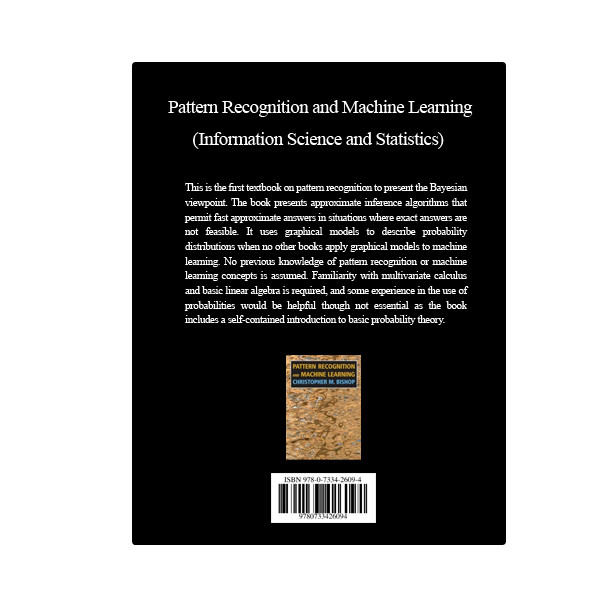 قیمت و خرید کتاب Pattern Recognition And Machine Learning Information Science And Statistics اثر