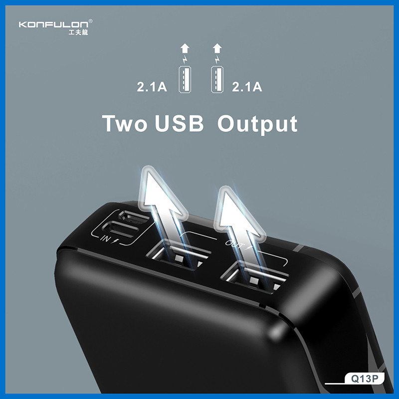 قیمت و خرید پاوربانک کانفلون مدل Q13P ظرفیت 20000 میلی آمپر ساعت