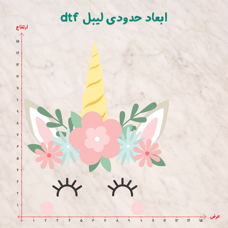 قیمت و خرید استیکر پارچه و لباس مدل dtf طرح یونیکورن کد H15.106 مجموعه 4 عددی