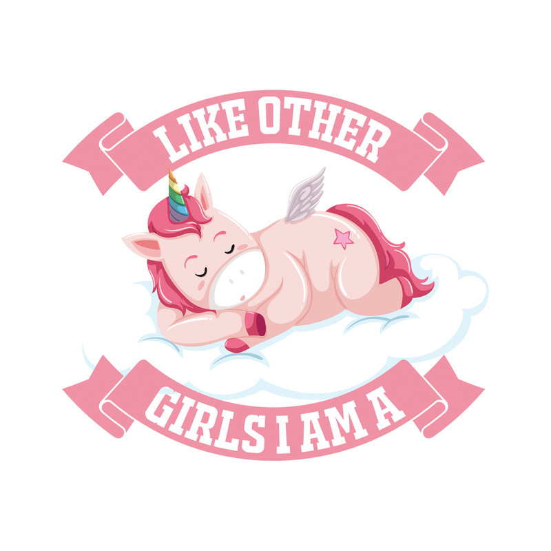 قیمت و خرید استیکر پارچه و لباس مدل dtf طرح یونیکورن کد H15.165 مجموعه 4 عددی