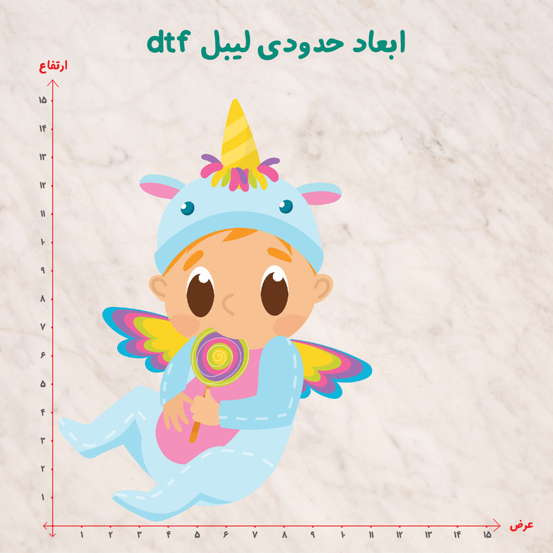 قیمت و خرید استیکر پارچه و لباس مدل dtf طرح یونیکورن کد H15.1001 مجموعه 4 عددی