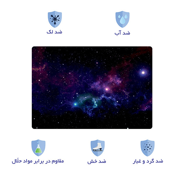قیمت و خرید استیکر لپ تاپ توییجین و موییجین طرح Space کد 189 مناسب برای
