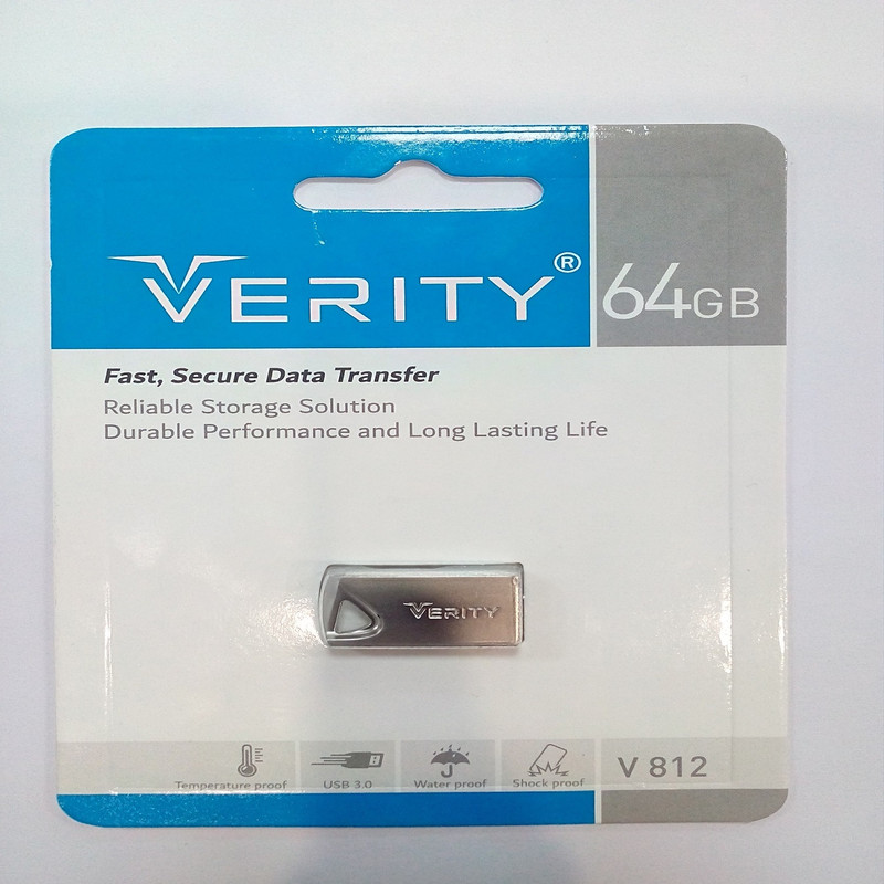 قیمت و خرید فلش مموری وریتی مدل V812 USB3.0 ظرفیت 64 گیگابایت