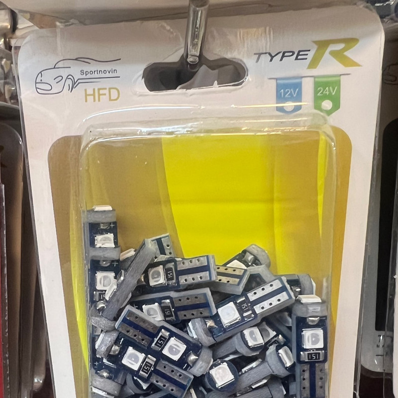 قیمت و خرید لامپ پشت کیلومتر خودرو اچ اف دی مدل 3SMD-W بسته ده عددی