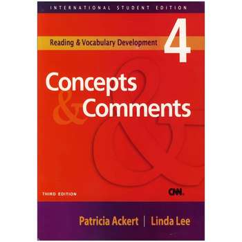 قیمت و خرید کتاب Concepts and Comments 4 3rd اثر Linda Lee انتشارات Thomson