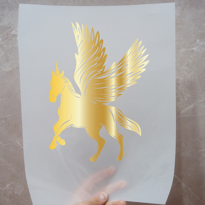 قیمت و خرید استیکر پارچه و لباس مدل dtf طرح یونیکورن کد H20.1116 مجموعه 3 عددی