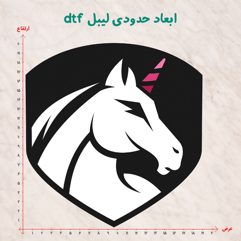 قیمت و خرید استیکر پارچه و لباس مدل dtf طرح یونیکورن کد H20.452 مجموعه 6 عددی