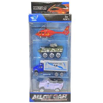 قیمت و خرید ماشین بازی طرح مشاغل کد JP063 مجموعه 4 عددی