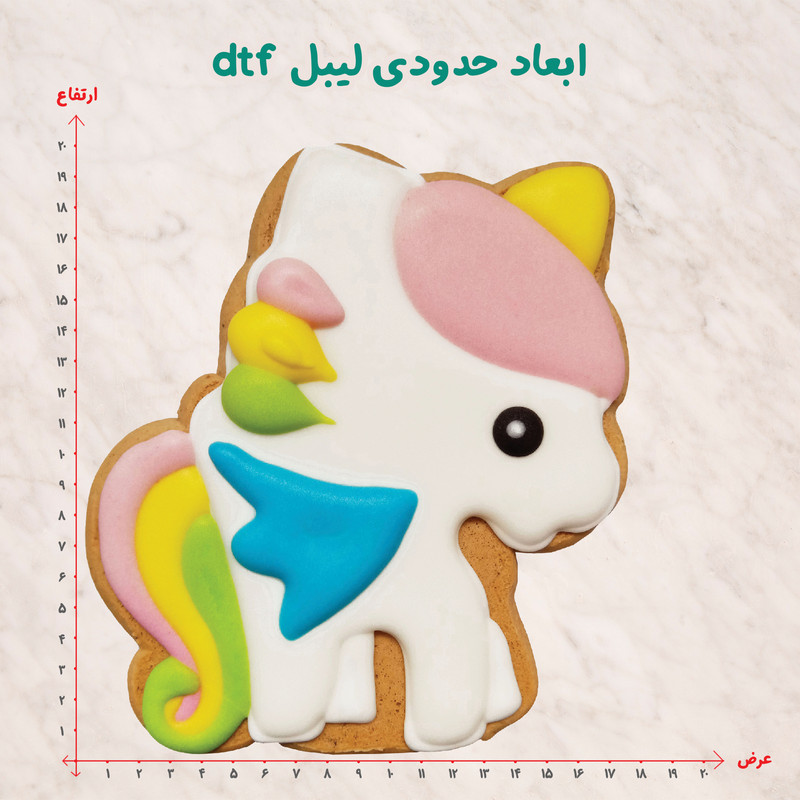 قیمت و خرید استیکر پارچه و لباس مدل dtf طرح یونیکورن کد H20.474 مجموعه 6 عددی