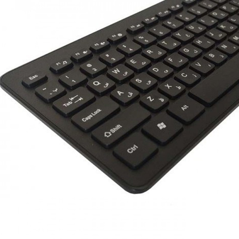 قیمت و خرید کیبورد و ماوس بی سیم تسکو مدل TKM 7011WN سوئیچ ممبران، Full-Size