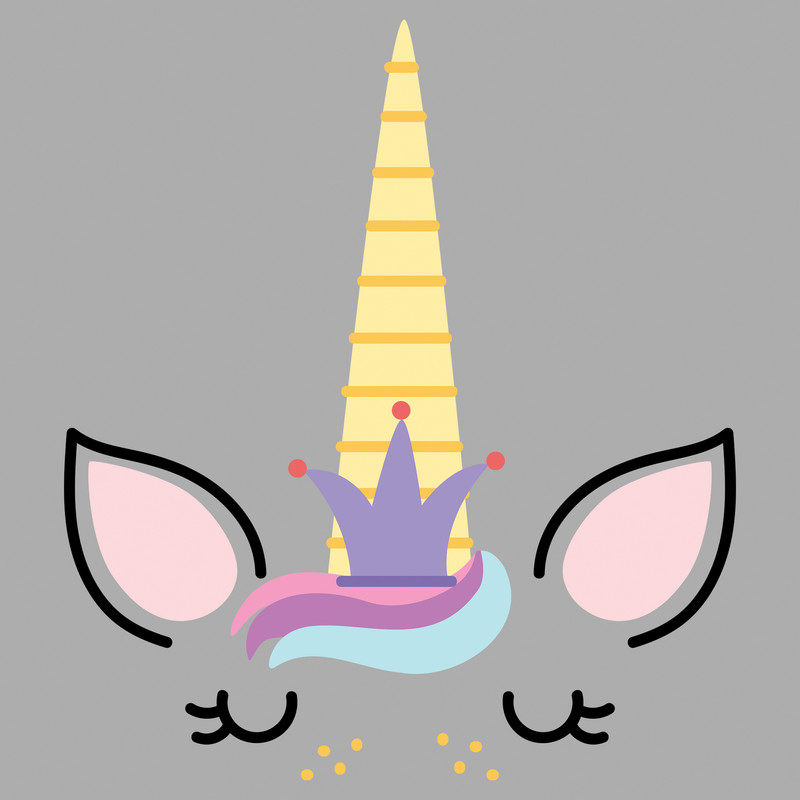 قیمت و خرید استیکر پارچه و لباس مدل dtf طرح یونیکورن کد H15.61 مجموعه 4 عددی