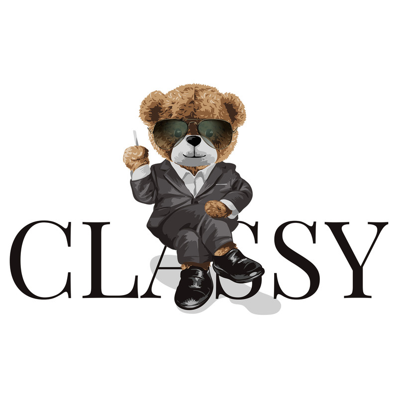 مشخصات، قیمت و خرید استیکر پارچه و لباس مدل dtf طرح تدی کد H30.140 مجموعه 24 عددی | دیجی‌کالا